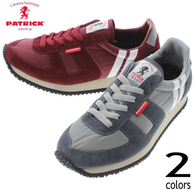 交換返品送料無料 パトリック スニーカー カリフォルニー CALIFORNIE グレー GRY(502154) ボルドー BRD(502157)