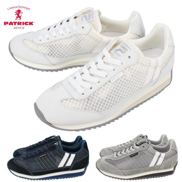 交換返品送料無料 パトリック スニーカー マラソン メッシュ MARATHON-ME ホワイト WHT 503400 ネイビー NV 503402 グレー GY 503404