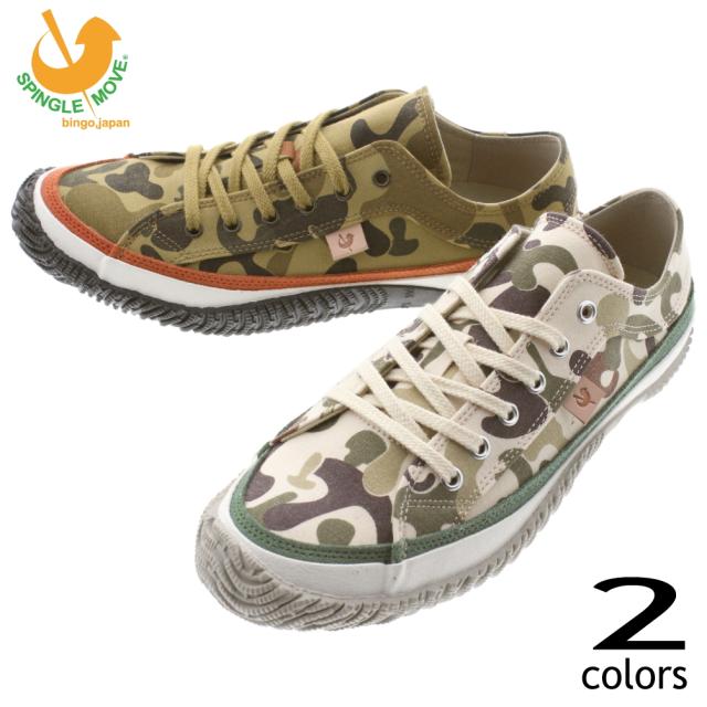 交換返品送料無料 スピングルムーヴ スピングルムーブ スニーカー SPINGLE MOVE SPM-163 ホワイト(61) カーキ(102)