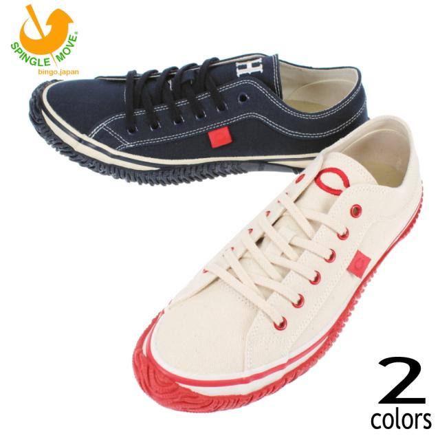交換返品送料無料 スピングルムーブ スピングルムーヴ スニーカー SPM-164 アイボリー(03) ネイビー(39)