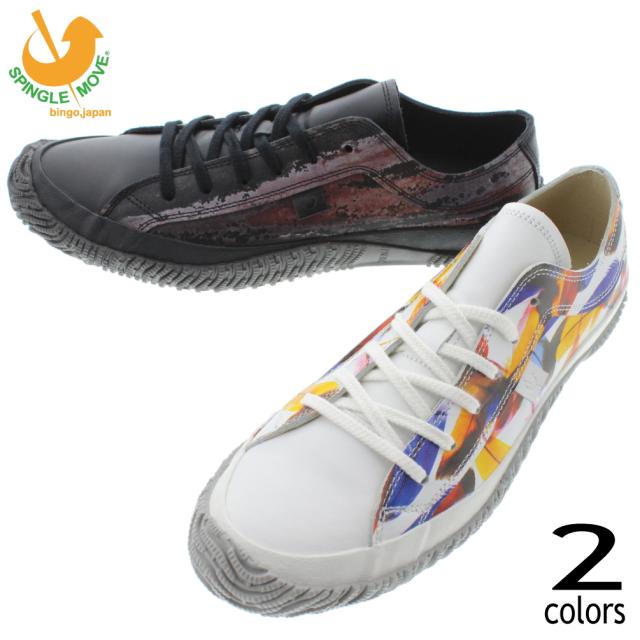 交換返品送料無料 スピングルムーブ スピングルムーヴ スニーカー SPM-167 ホワイト(61) ブラック(05)