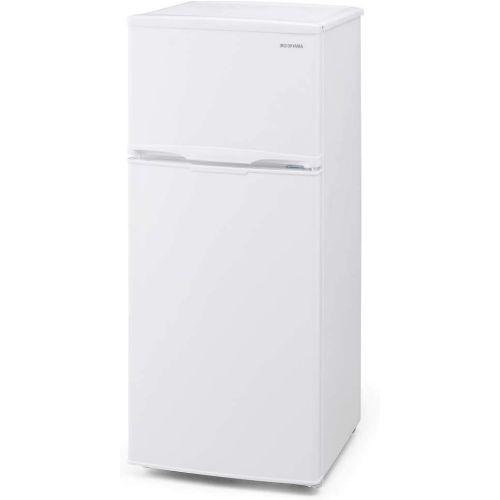 アイリスオーヤマ(Iris Ohyama) IRSD-12B-W ホワイト 2ドア冷凍冷蔵庫 118L 右開き 幅480mm