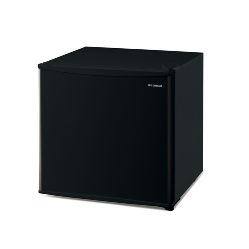 【長期保証付】アイリスオーヤマ(Iris Ohyama) IRSD-5A-B ブラック 1ドア冷蔵庫 45L 右開き 幅472mm