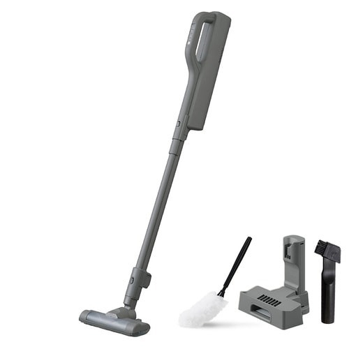 【長期保証付】アイリスオーヤマ(Iris Ohyama) SBD-201P-H グレー 充電式紙パックスティッククリーナー MagiCaleena マジカリーナ