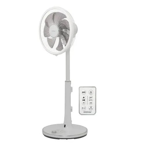 【長期保証付】トヨトミ(TOYOTOMI) FS-H3024-W ホワイト 30ｃｍACハイポジションリビング扇風機 リモコン付