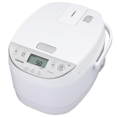 【長期保証付】東芝(TOSHIBA) RC-10HW-W ホワイト IH炊飯器 5.5合