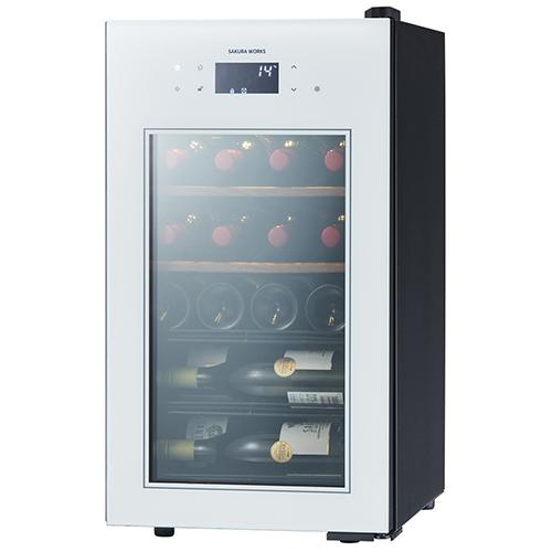 さくら製作所 ZERO Advance SA22-W ホワイト ワインセラー 22本収納
