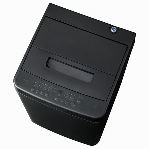 【長期保証付】アイリスオーヤマ(Iris Ohyama) IAW-T504-B ブラック 全自動洗濯機 5.0kg