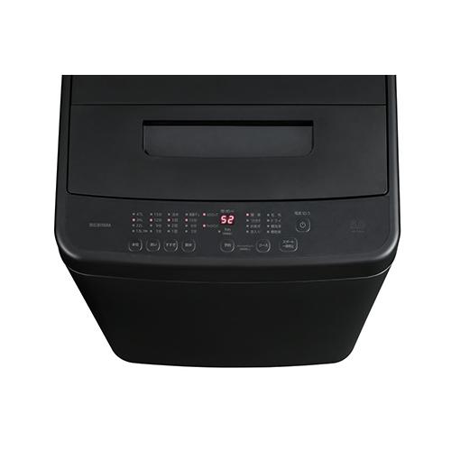 【長期保証付】アイリスオーヤマ(Iris Ohyama) IAW-T504-B ブラック 全自動洗濯機 5.0kg