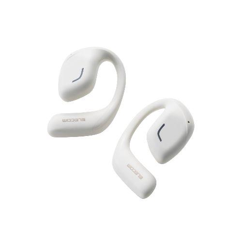 エレコム(ELECOM) LBT-OWS01WH(スノーホワイト) ワイヤレスイヤホン Bluetooth 5.4 オープンイヤー イヤホン ...