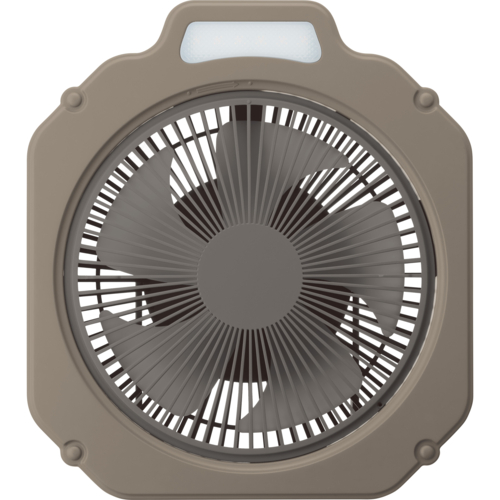ドウシシャ(Doshisha) FBY-202BBR ブラウン Wind GEAR 20cm DC アウトドアファン USB充電式