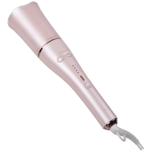 【長期保証付】【正規販売店】キヌージョ キヌージョ 絹女 キヌージョ 自動巻き カールアイロン Spin&curl ピンク 200℃ 簡単操作 スピンアンドカール 自動巻カールアイロン 初心者  時短 ヘアアイロン ヘアーアイロン 海外対応