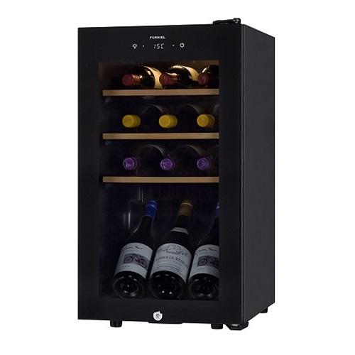 さくら製作所 SAB50G ピュアブラック FURNIEL ワインセラー 52L 12本収納 右開き