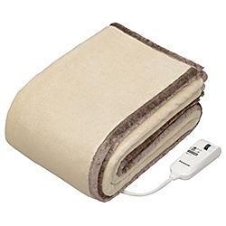 パナソニック(Panasonic) DB-RM3M-C(ベージュ) 電気毛布 かけしき 掛敷タイプ シングル Mサイズ 約188×137cm 室温センサー 丸洗い ダニ対策
