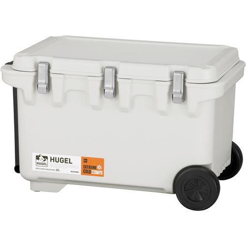 アイリスオーヤマ(Iris Ohyama) VITC-60 ホワイトアッシュ HUGEL 真空断熱クーラーボックス 60L