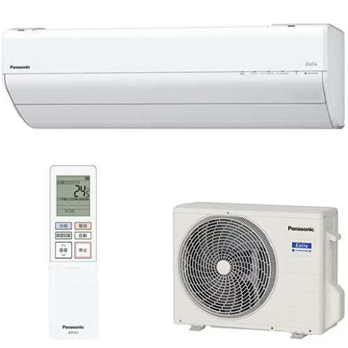 【長期保証付】パナソニック(Panasonic) エアコン 6畳用 2.2kw パナソニック Eolia(エオリア) GXシリーズ CS-224DGX-W 電源100V [配送のみ/設置工事なし]