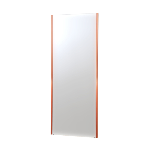 リフェクス 軽くて割れないミラー 鏡 ビック姿見 レッド REFEX 【代引不可/北海道・沖縄・離島配送不可】