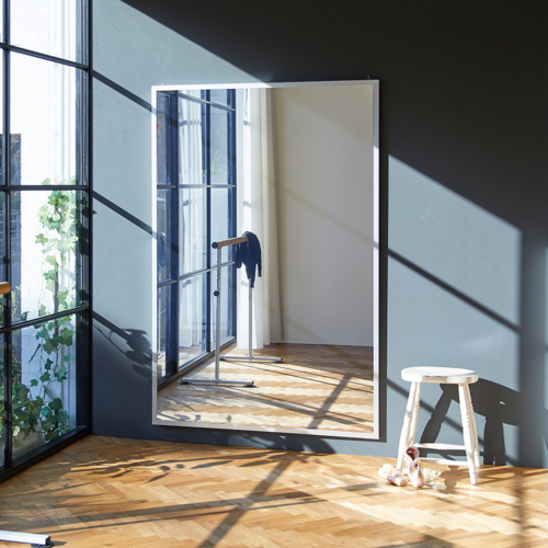 リフェクス 軽くて割れないミラー 鏡 リフェクススポーツミラー 壁掛け式ミラー シルバー REFEX 【代引不可/北海道・沖縄・離島配送不可】