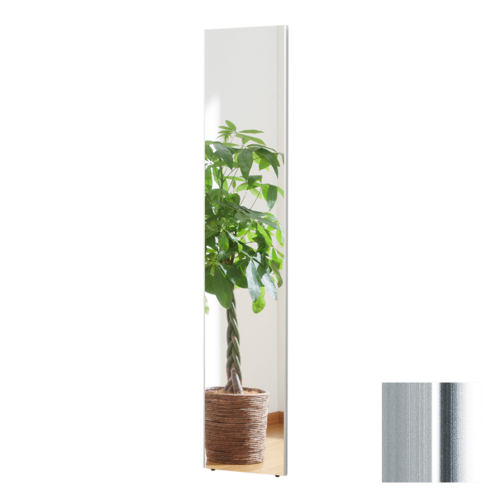 リフェクス 軽くて割れないミラー 鏡 スリム姿見 シルバー REFEX 【代引不可/北海道・沖縄・離島配送不可】