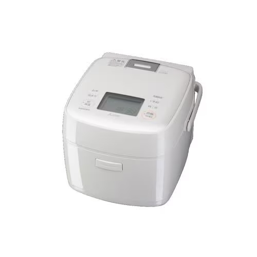 【長期保証付】三菱(MITSUBISHI) NJ-SE06H-W 白亜麻 IＨジャー炊飯器 炭炊釜 3.5合 備長炭 炭炊釜