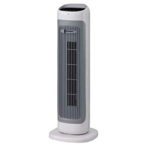 【長期保証付】コイズミ(KOIZUMI) KHF-12256/H ライトグレー ホット＆クール DCモーター ファンヒーター