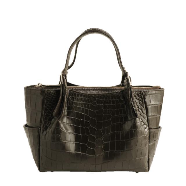 クロコダイルハンドバッグマット加工/レディース(No.06000928)