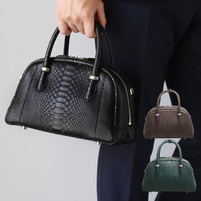 ダイヤモンド パイソン ハンドバッグ メンズ 2WAY ショルダーバッグ 小さめ バッグ ショルダー 肩掛け 斜め掛け 贈り物 ギフト プレゼント 5F (06001829-mens-1r)