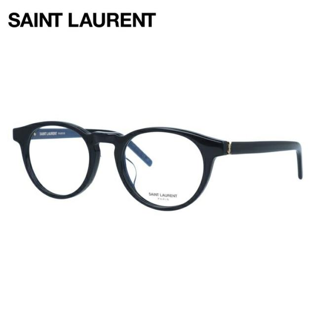 サン・ローラン パリ メガネフレーム SAINT LAURENT PARIS SL M122/F 001 50サイズ 伊達メガネ アジアンフィット ボストン型 イヴ・サンローラン サンローラン パリ ユニセックス メンズ レディース