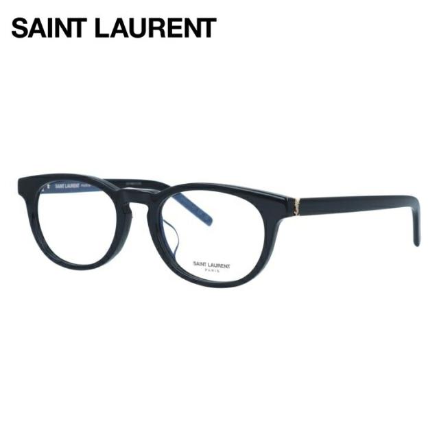 サン・ローラン パリ メガネフレーム SAINT LAURENT PARIS SL M123/F 001 51サイズ 伊達メガネ アジアンフィット オーバル型 イヴ・サンローラン サンローラン パリ ユニセックス メンズ レディース