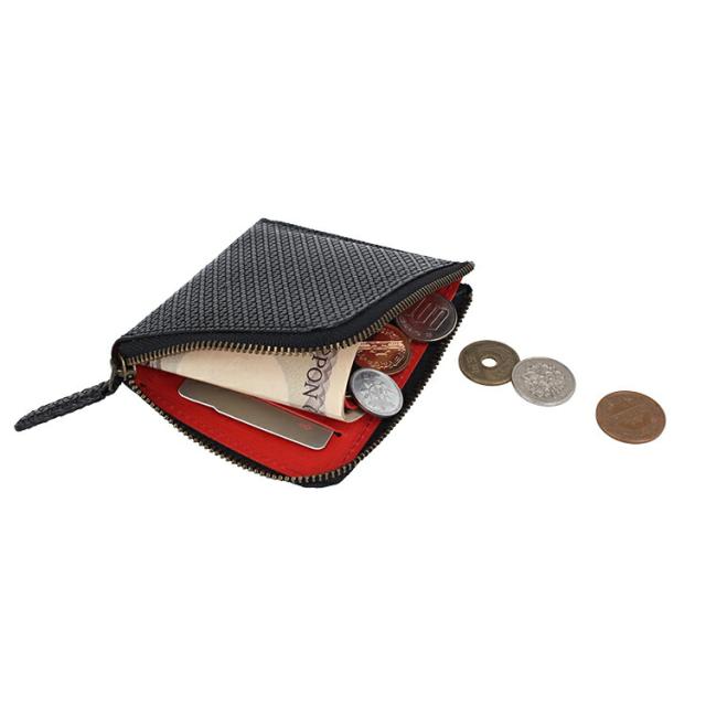 本革 日本製 GOHNE ゴーネ M1901-19A 全4カラー made in Tokyo L字ファスナー財布 コンパクト財布 マルチケース 牛革 リアルレザー イタリアンレザーイタリアンレザー バケッタレザー 型押し エンボス バイカラー ツートーンカラー 本革 日本製 GOHNE ゴーネ M1901-19A 全4カラー made in Tokyo L字