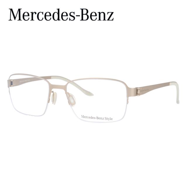 【国内正規品】メルセデスベンツ スタイル メガネフレーム Mercedes-Benz Style 伊達 眼鏡 M6032-C 55 スクエア型 伊達メガネ メンズ ファッションメガネ