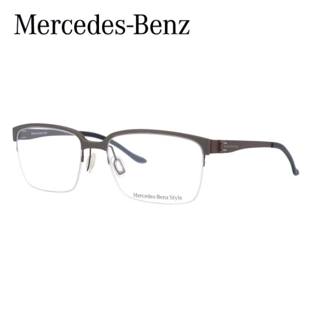 【国内正規品】メルセデスベンツ スタイル メガネフレーム Mercedes-Benz Style M6034-D 55 スクエア型 伊達 眼鏡 伊達メガネ メンズ ファッションメガネ