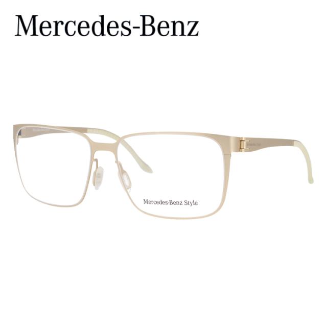 【国内正規品】メルセデスベンツ スタイル メガネフレーム Mercedes-Benz Style M6036-D 55 ウェリントン型 伊達 眼鏡 伊達メガネ メンズ ファッションメガネ