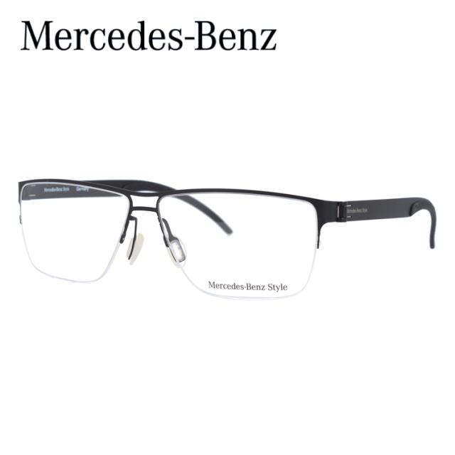 【国内正規品】メルセデスベンツ スタイル メガネフレーム Mercedes-Benz Style 伊達 眼鏡 M6045-B 58 ティアドロップ型 伊達メガネ メンズ ファッションメガネ