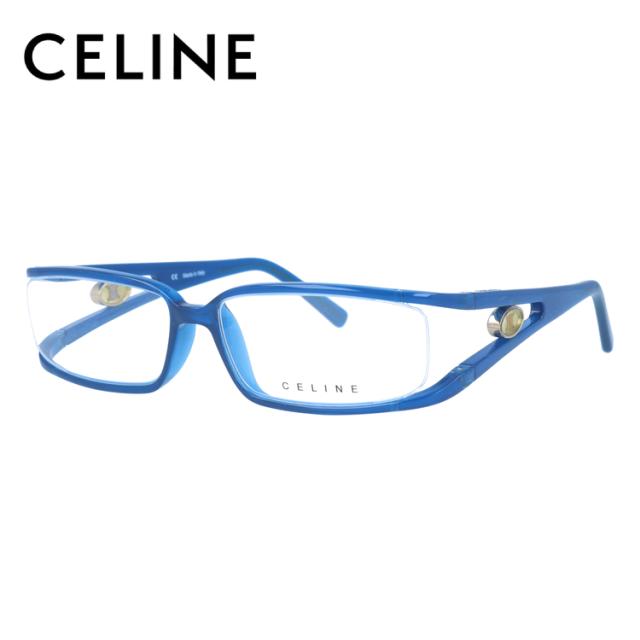 セリーヌ メガネフレーム スクエア型 伊達メガネ アジアンフィット CELINE VC1612M 06QR 55サイズ レディース ブラゾン アイコン ロゴ
