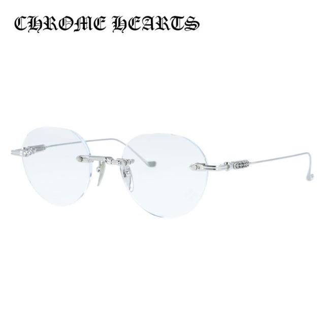 クロムハーツ メガネフレーム CHROME HEARTS SOFFFFFFFFERS I SS 49 フローラル ボストン リムレス ツーポイント ユニセックス メンズ レディース