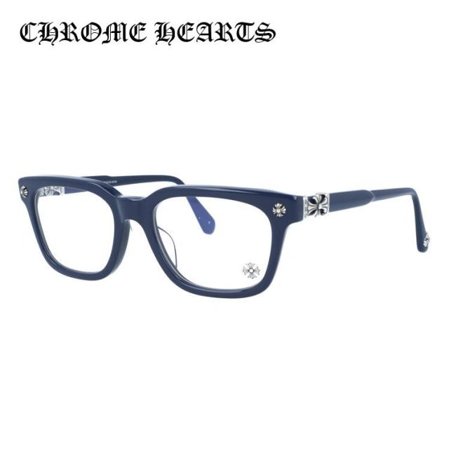 クロムハーツ メガネフレーム 伊達メガネ アジアンフィット CHROME HEARTS COX UCKER PCK 52 CHクロス ウェリントン ユニセックス メンズ レディース