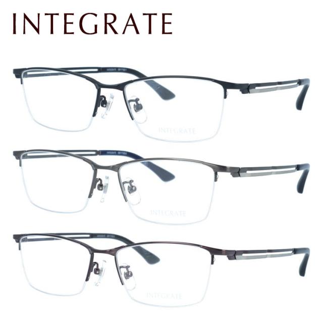 インテグレート メガネフレーム 伊達メガネ INTEGRATE IGF 7122 54 スクエア アジアンフィット 調整可能ノーズパッド（クリングス） メンズ ベヨネッタメガネ