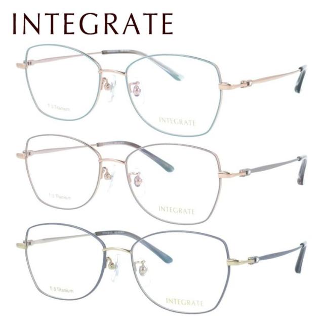 インテグレート メガネフレーム 伊達メガネ アジアンフィット 調整可能ノーズパッド INTEGRATE IGF 8146 53 全3カラー オーバル ユニセックス メンズ レディース