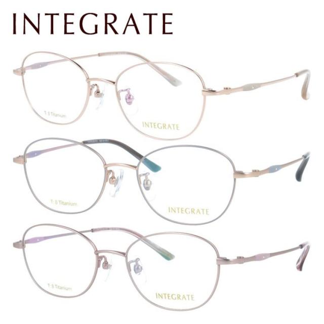 インテグレート メガネフレーム 伊達メガネ アジアンフィット 調整可能ノーズパッド INTEGRATE IGF 8148 49 全3カラー オーバル ユニセックス メンズ レディース