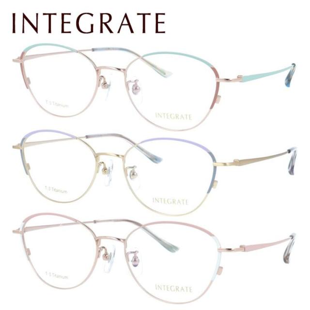 インテグレート メガネフレーム 伊達メガネ アジアンフィット 調整可能ノーズパッド INTEGRATE IGF 8152 52 全3カラー オーバル ユニセックス メンズ レディース