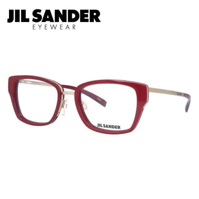 JIL SANDER メガネフレーム スクエア型 伊達メガネ ジル・サンダー 伊達 眼鏡 J2004-B 54 レディース ファッションメガネ
