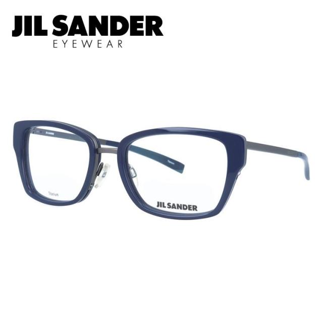 JIL SANDER メガネフレーム スクエア型 伊達メガネ ジル・サンダー 伊達 眼鏡 J2004-C 54 レディース ファッションメガネ