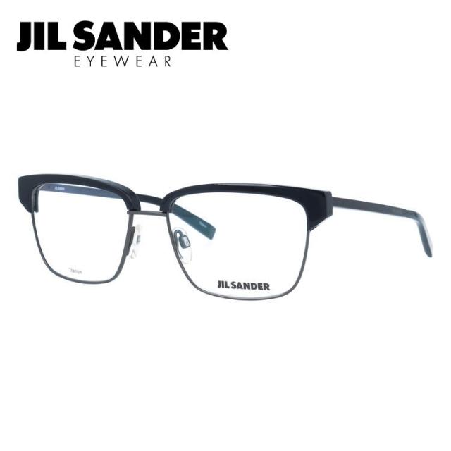 JIL SANDER メガネフレーム フォックス型 伊達メガネ ジル・サンダー 伊達 眼鏡 J2010-D 54 レディース ファッションメガネ ハイブランド