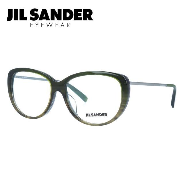 JIL SANDER メガネフレーム ウェリントン型 伊達メガネ ジル・サンダー 伊達 眼鏡 J4003-M 56 アジアンフィット レディース ファッションメガネ ハイブランド