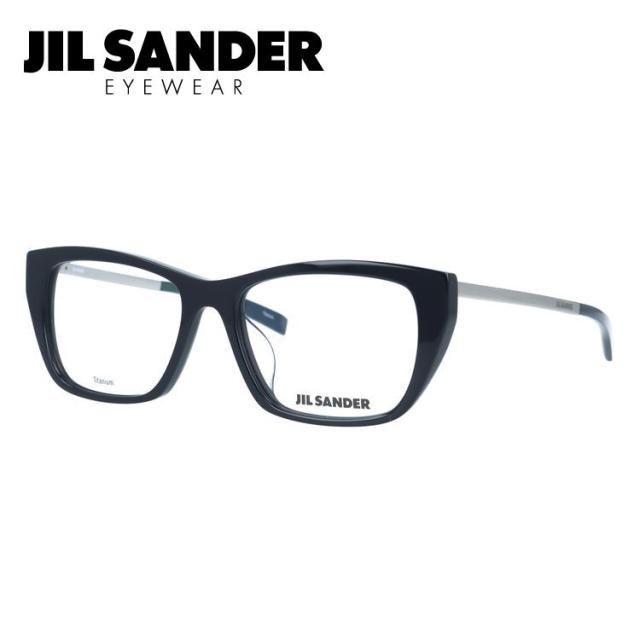 JIL SANDER メガネフレーム ウェリントン型 伊達メガネ ジル・サンダー 伊達 眼鏡 J4005-K 52 アジアンフィット レディース ファッションメガネ ハイブランド