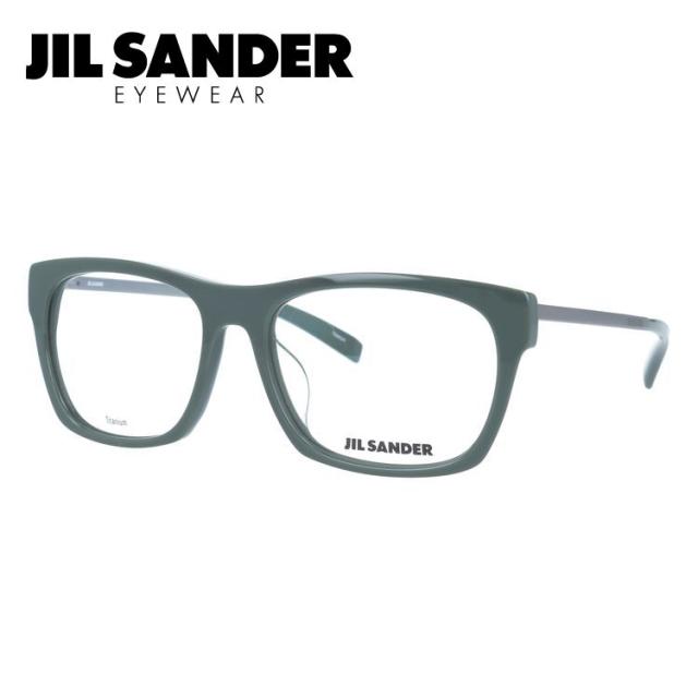 JIL SANDER メガネフレーム ウェリントン型 伊達メガネ ジル・サンダー 伊達 眼鏡 J4006-L 55 アジアンフィット メンズ レディース ハイブランド