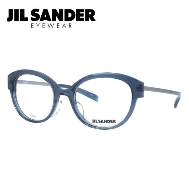 JIL SANDER メガネフレーム オーバル型 伊達メガネ ジル・サンダー 伊達 眼鏡 J4010-B 52 レギュラーフィット レディース ファッションメガネ ハイブランド