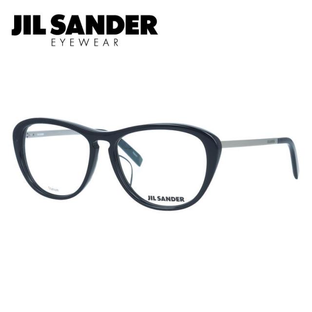 JIL SANDER メガネフレーム ウェリントン型 伊達メガネ ジル・サンダー 伊達 眼鏡 J4013-A 53 レギュラーフィット レディース ファッションメガネ ハイブランド