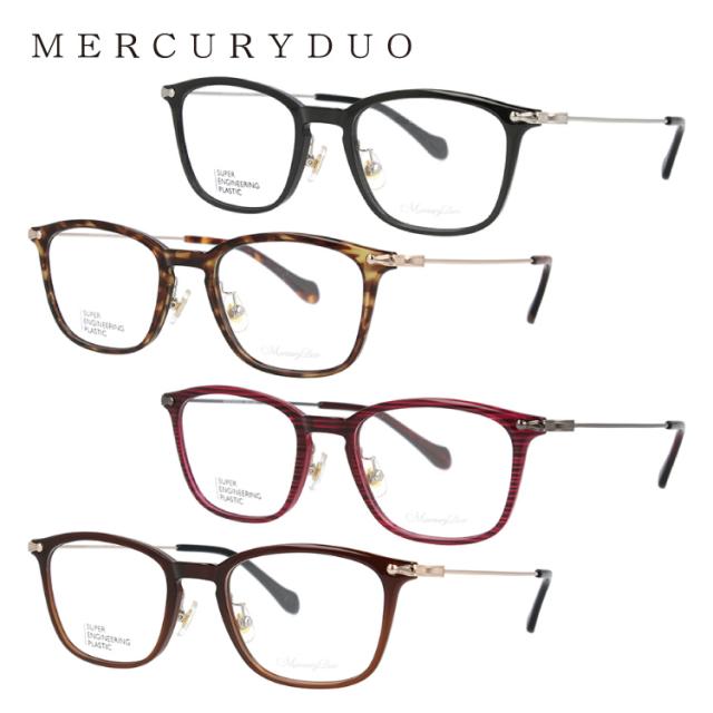 マーキュリーデュオ メガネフレーム スクエア型 伊達メガネ MERCURYDUO MDF 2009 全4カラー 50サイズ メンズ レディース